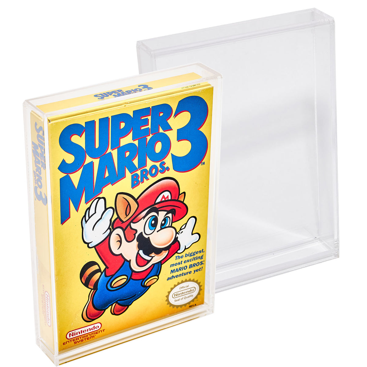 Premium Acrylic Case for Nintendo NES Game Box – Platinum Protectors