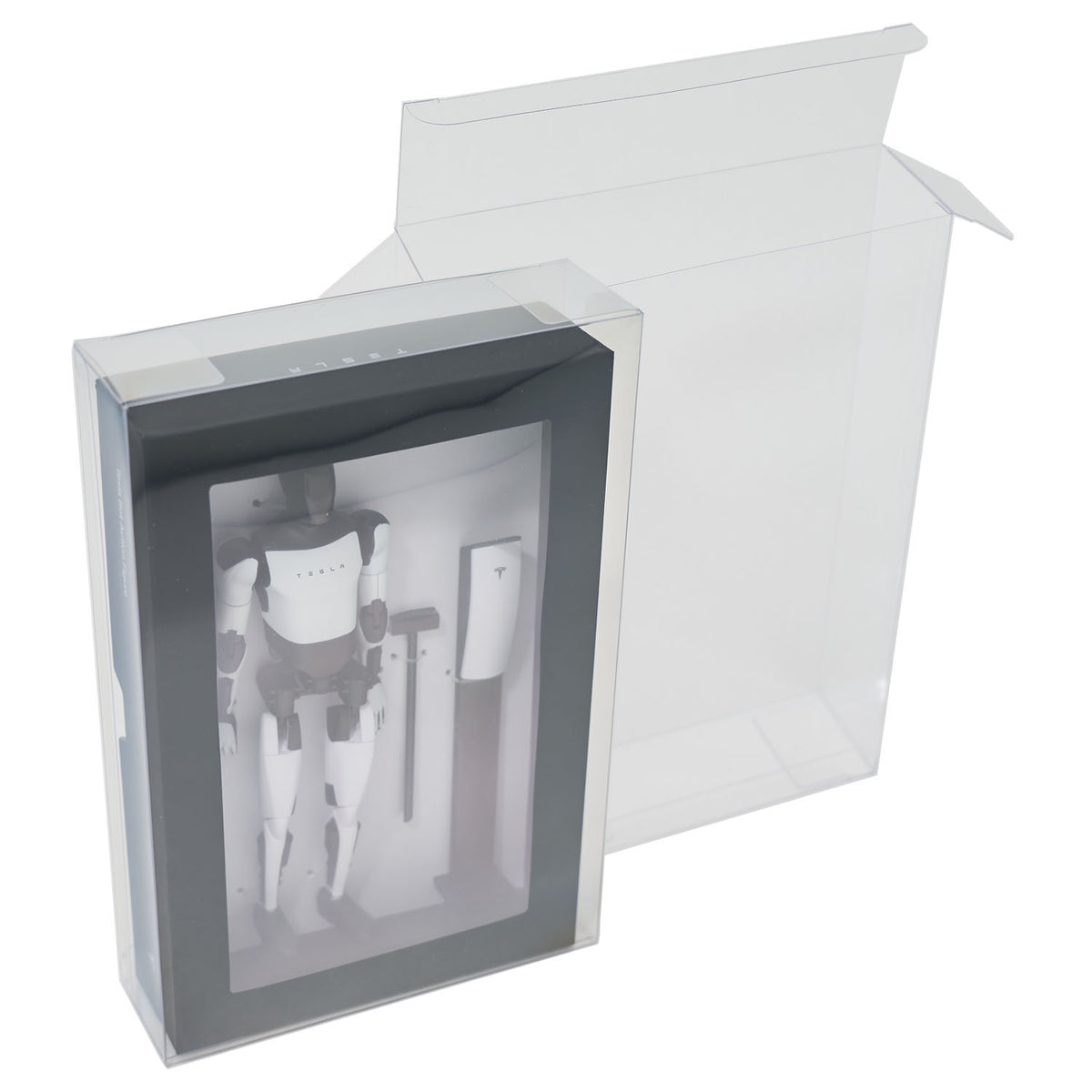 Platinum Protectors for Tesla Optimus Bot Action Figure Box